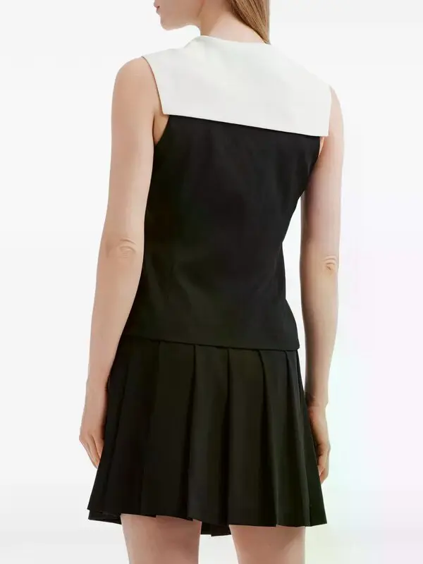 KIMHEKIM Malevich Sailor-collar Button-front Vest