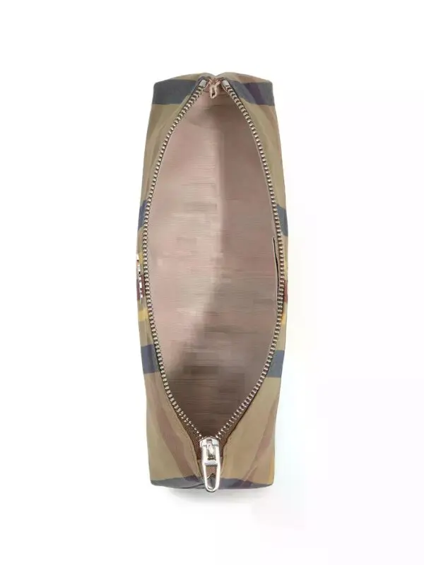Bimba Y Lola Khaki And Garnet Tartan Jacquard Case
