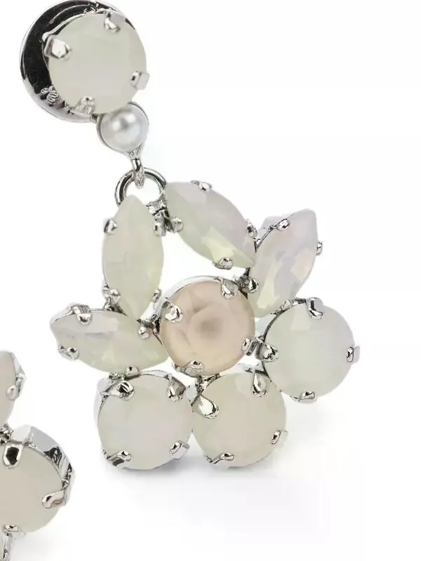 Simone Rocha Heartbloom Crystal-embellished Earrings
