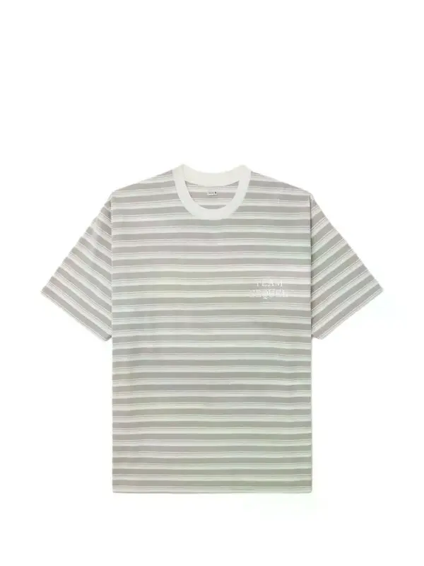 SEQUEL Striped Logo-print T-shirt