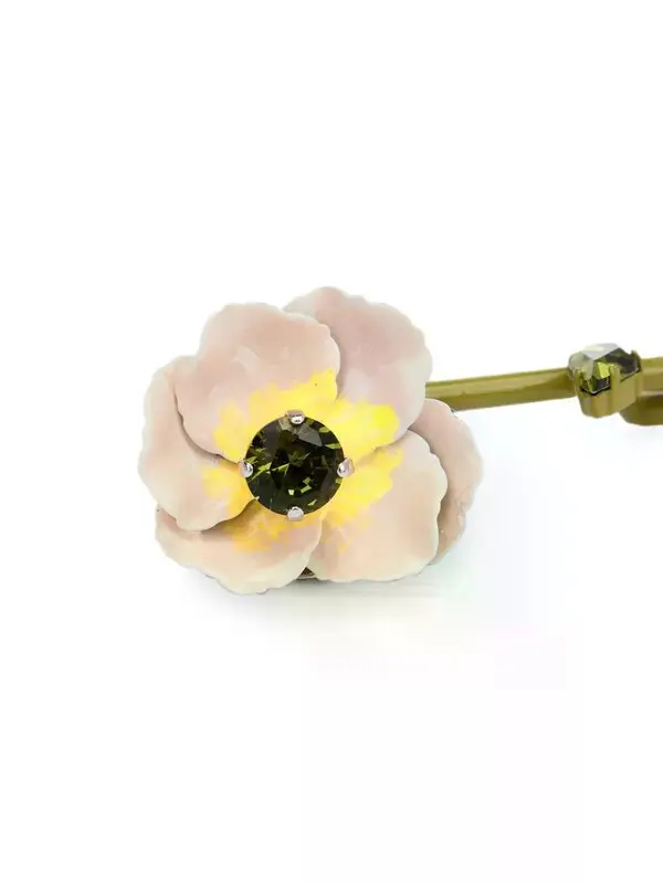 Simone Rocha Floral Crystal-embellished Earrings