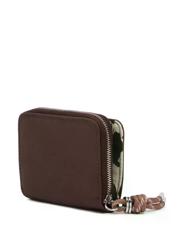 Bimba Y Lola Mocha Nylon Lapel Wallet - Brown