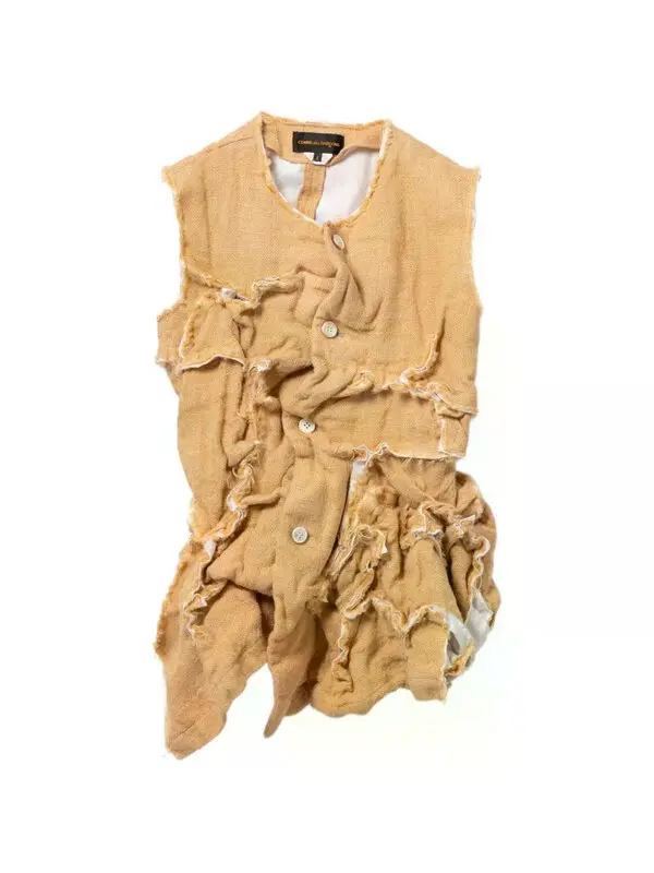 Comme Des Garçons Ruffled Frayed-edge Jacket