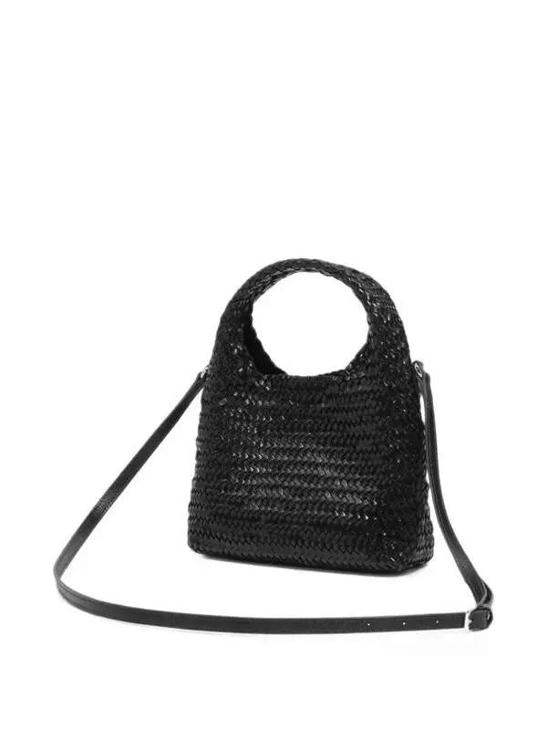 Bimba Y Lola Small Braided Leather Paper Bag