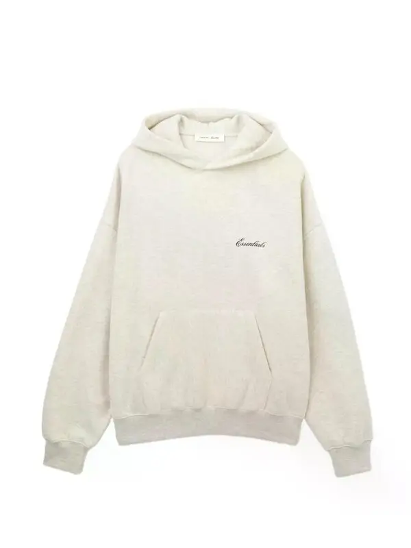 ESSENTIALS Logo-embroidered Hoodie