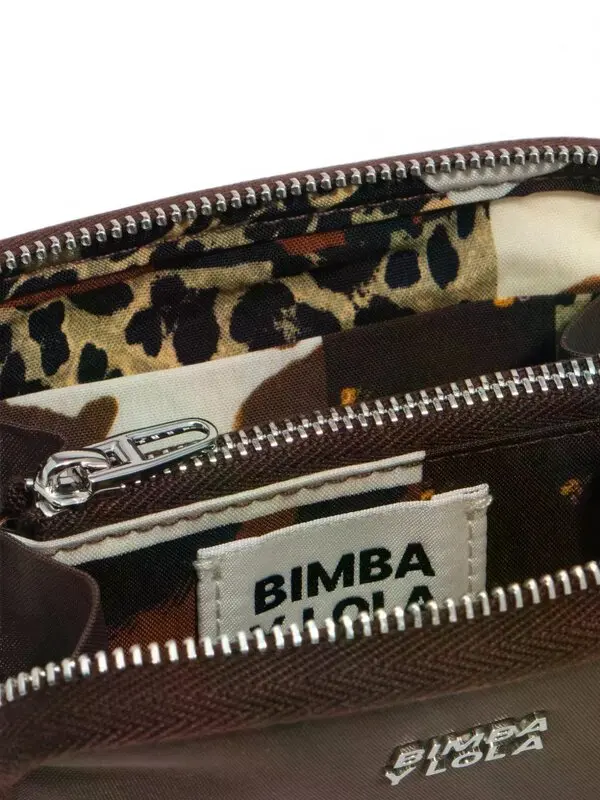 Bimba Y Lola Small Mocha Nylon Purse