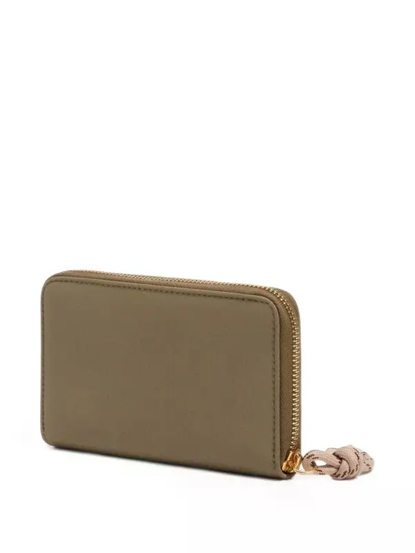 Bimba Y Lola Medium Olive Nylon Wallet