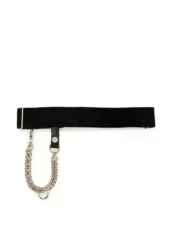 Toga Leather Chain Belt
