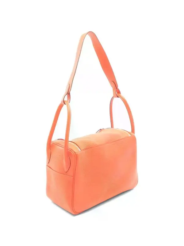 Hermès 26 Lindy Shoulder Bag - Orange