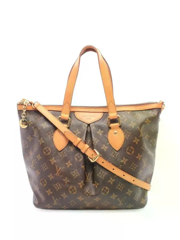 LOUIS VUITTON 2011 Pm Monogram Palermo Tote Bag - Brown