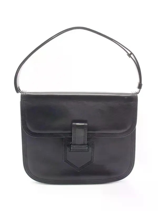 Saint Laurent Leather Shoulder Bag - Black