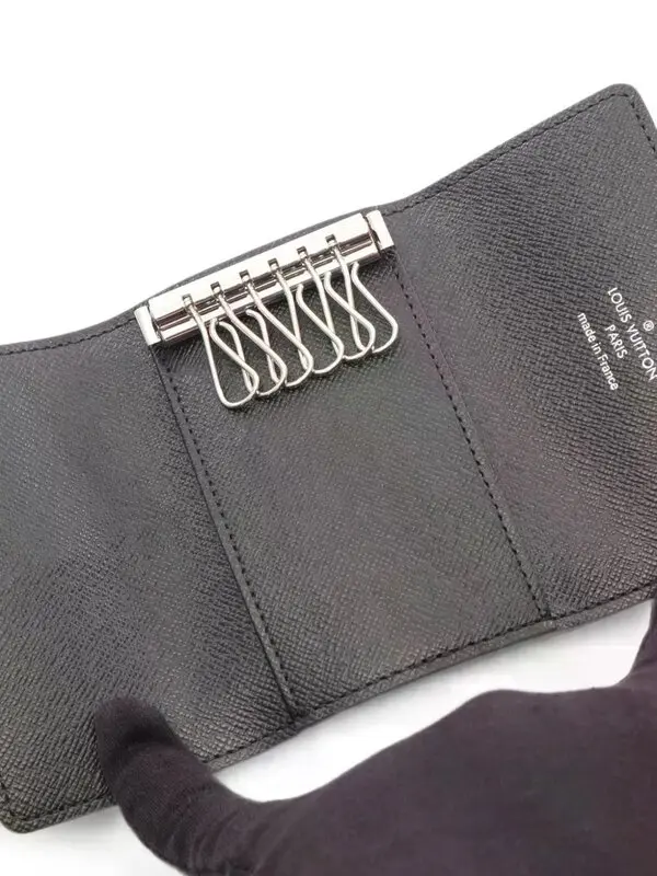 LOUIS VUITTON 2015 Damier Graphite Key Case