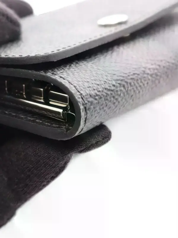 LOUIS VUITTON 2015 Damier Graphite Key Case