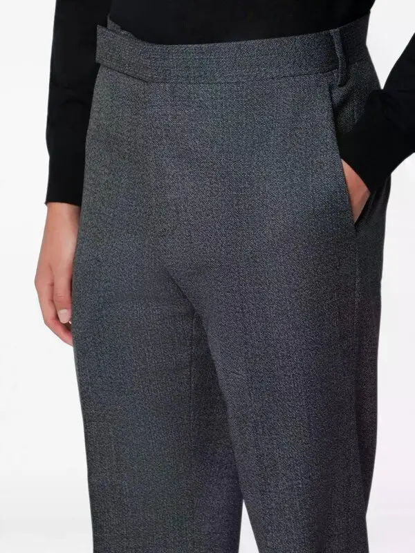LARDINI Straight-leg Wool Trousers