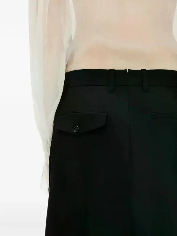 ANN DEMEULEMEESTER Front-slit Maxi Skirt
