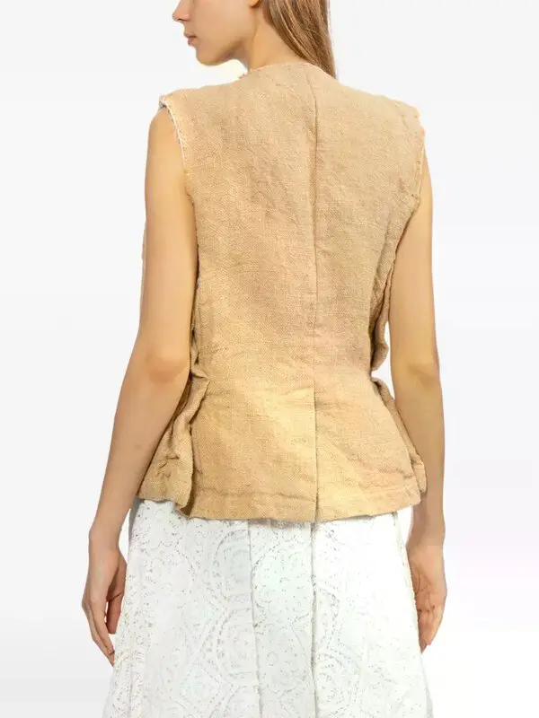 Comme Des Garçons Pleated Vest