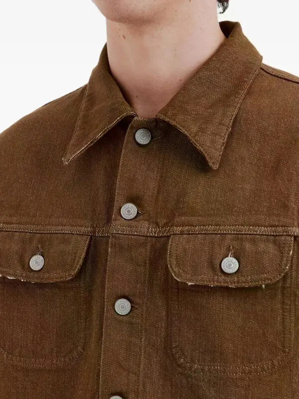 MAISON MARGIELA Contrast-stitch Denim Jacket
