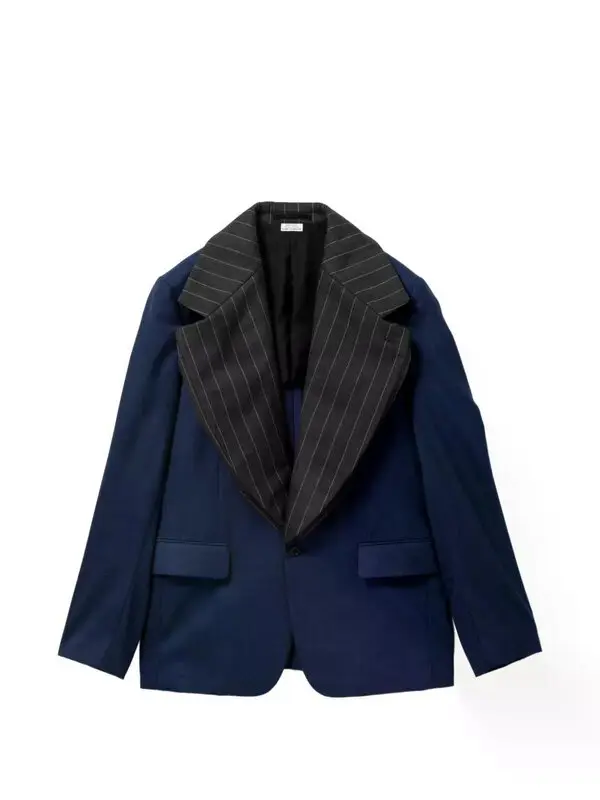 Comme Des Garçons Pinstripe Panel Jacket