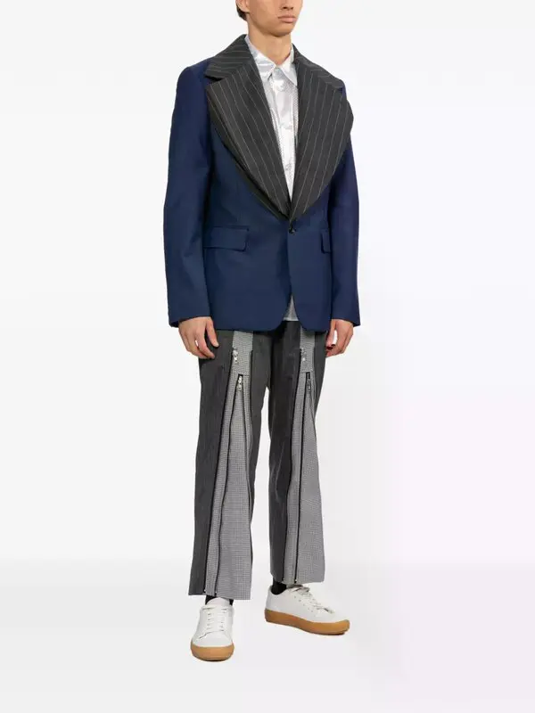 Comme Des Garçons Pinstripe Panel Jacket