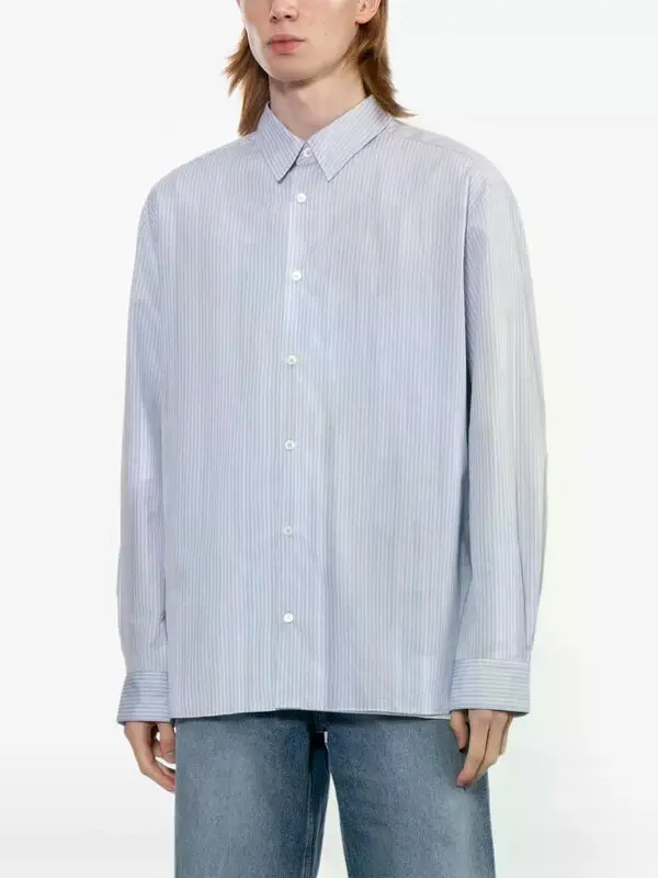 A.p.c. Vertical-stripe Long-sleeve Shirt