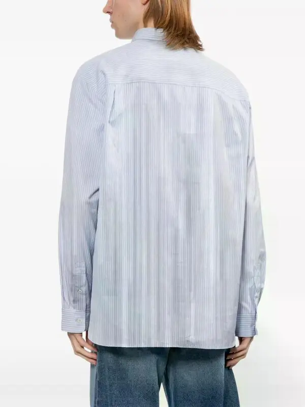 A.p.c. Vertical-stripe Long-sleeve Shirt