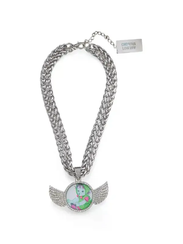 CHOPOVA LOWENA Baby Double-chain Charm Necklace