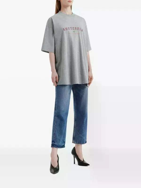 Vetements Graphic-print Distressed T-shirt