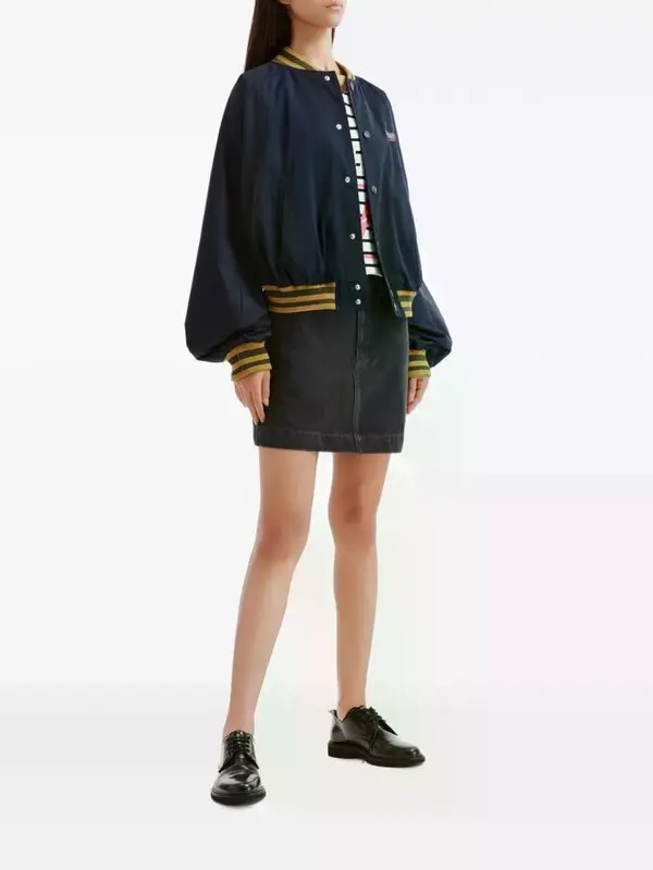 We11Done Logo-patch Mini Skirt