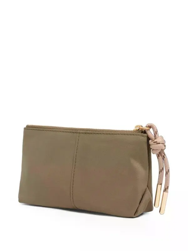 Bimba Y Lola Olive Nylon Coin Purse
