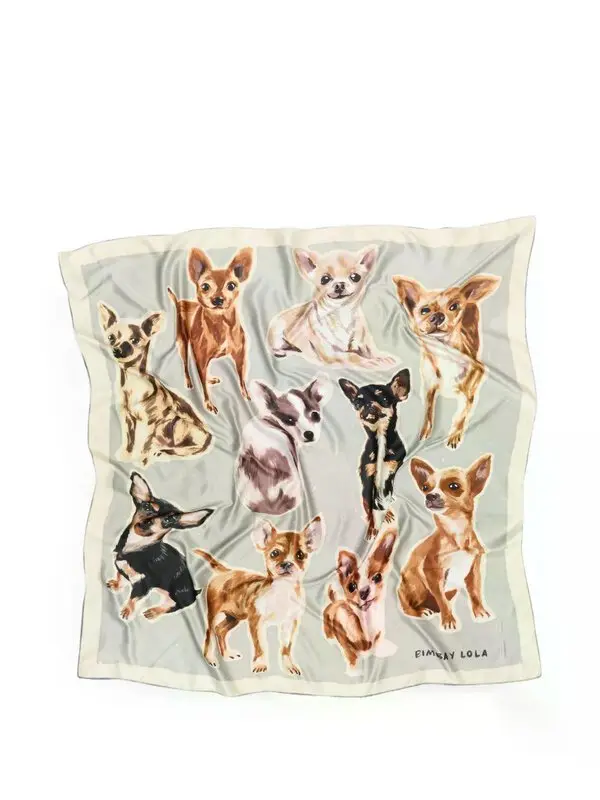 Bimba Y Lola Chihuahuas Scarf