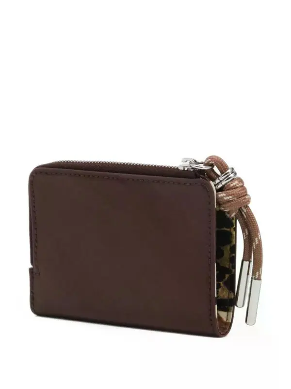 Bimba Y Lola Mocha Nylon Compact Purse