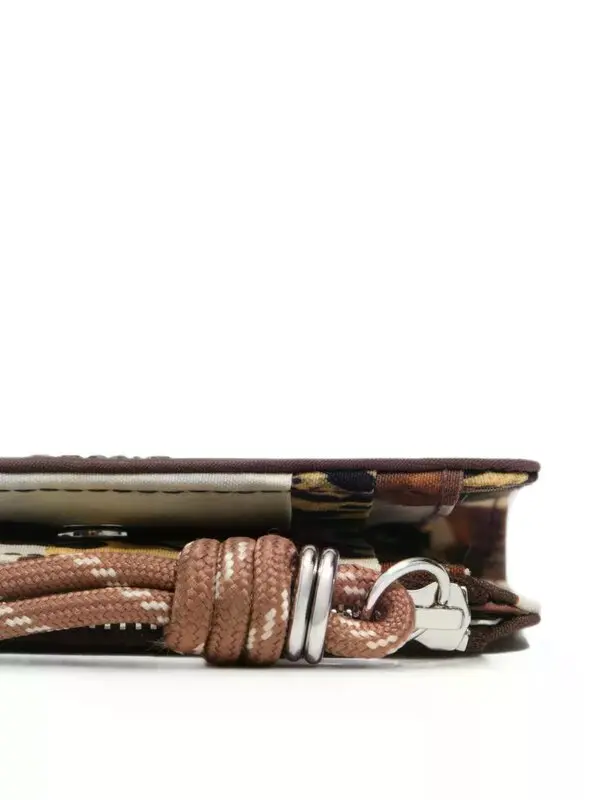 Bimba Y Lola Mocha Nylon Compact Purse