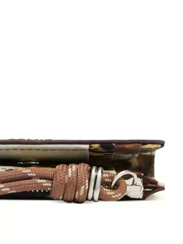 Bimba Y Lola Mocha Nylon Compact Purse - Brown