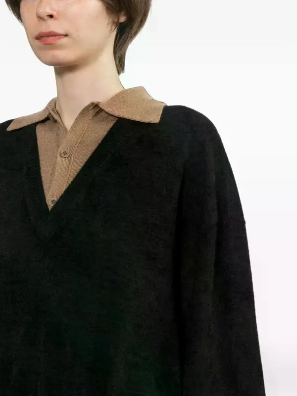 Mihara Yasuhiro Layered Sweater