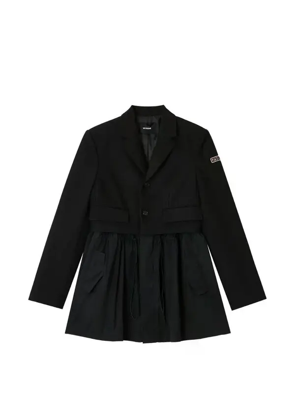 We11Done Drawstring-waist Panelled Blazer