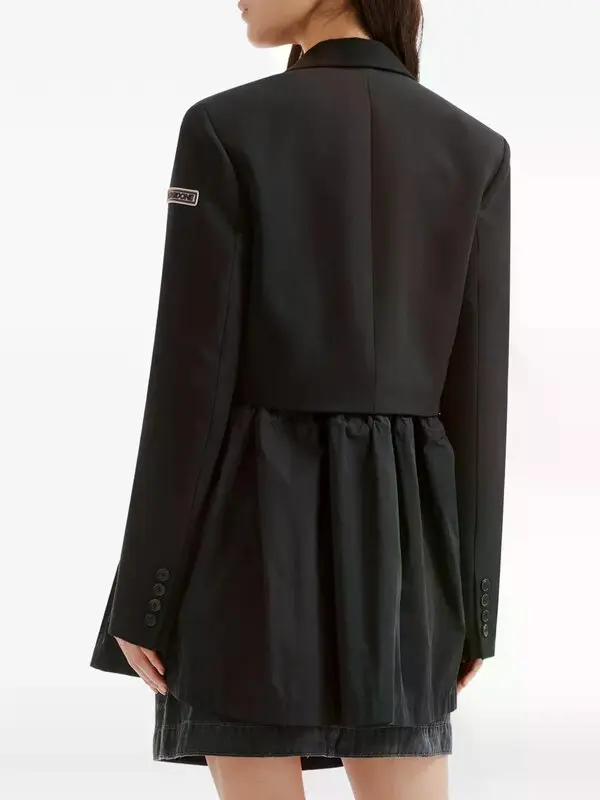 We11Done Drawstring-waist Panelled Blazer