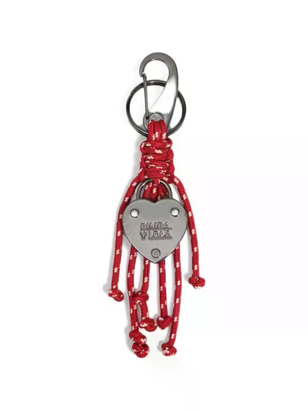 Bimba Y Lola Heart-padlock And Ropes Keyring