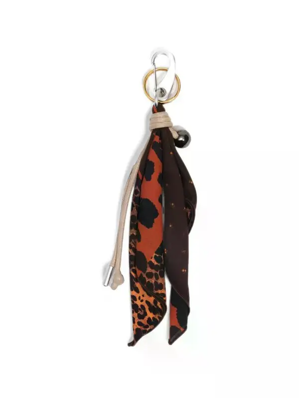 Bimba Y Lola Patchwork Scarf Key Ring
