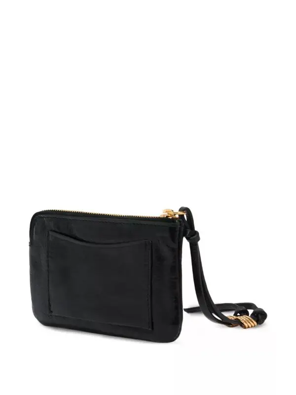 Bimba Y Lola Small Leather Coin Purse - Black