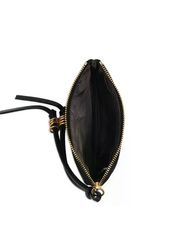 Bimba Y Lola Small Leather Coin Purse - Black
