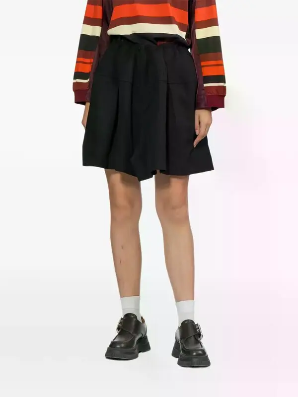 Toga Pleated Flared Skirt