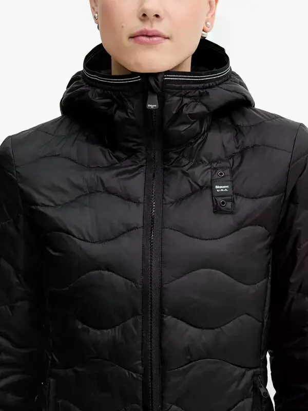 BLAUER. Camelia Quilted Hooded Jacket