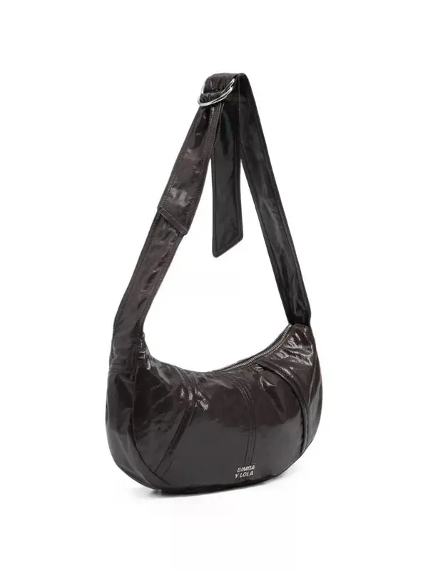 Bimba Y Lola Medium Moon Suitcase With Eggplant Shimmer