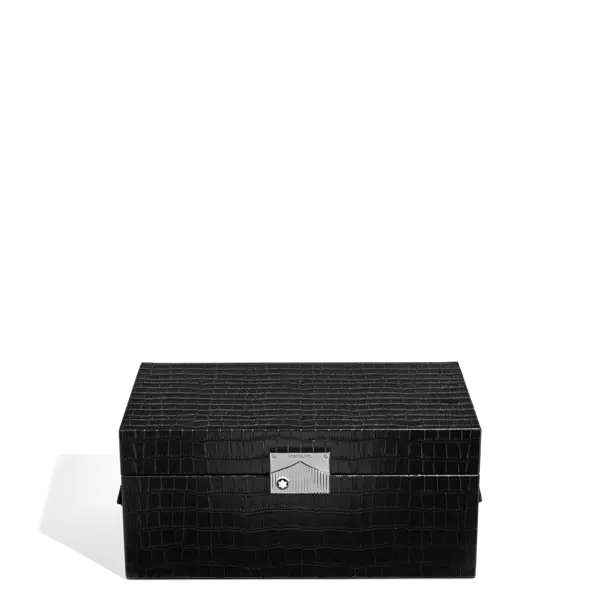 Montblanc Writing Instuments Collector Box, Crocoembossed Leather