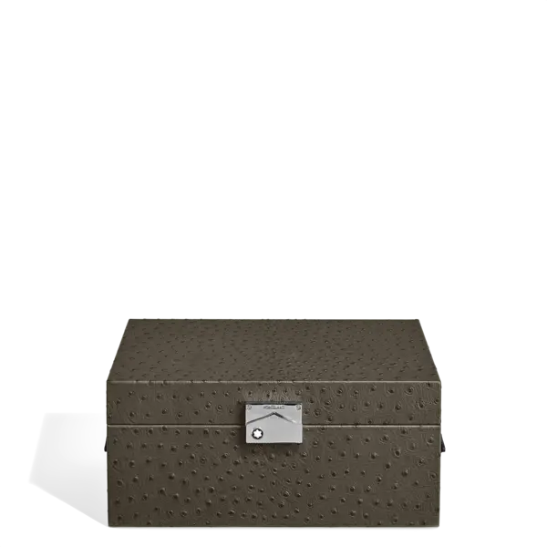 Montblanc Watches Collector Box In Ostrichembossed - Khaki