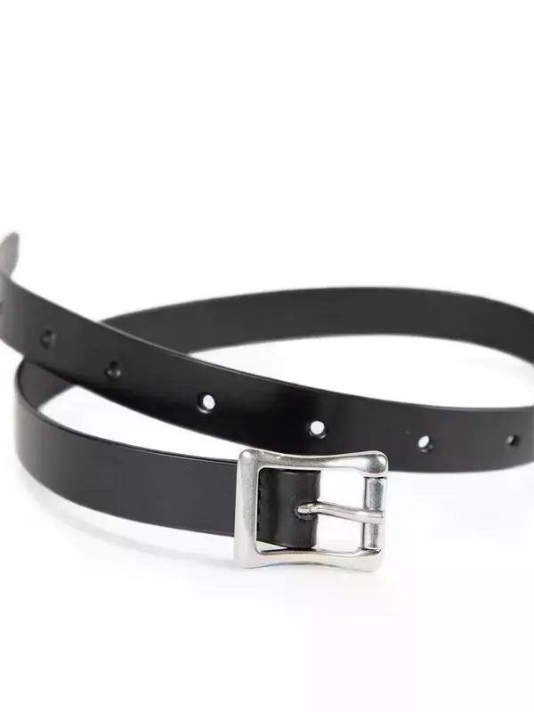 ANN DEMEULEMEESTER Buckle-fastening Calf Leather Bracelet
