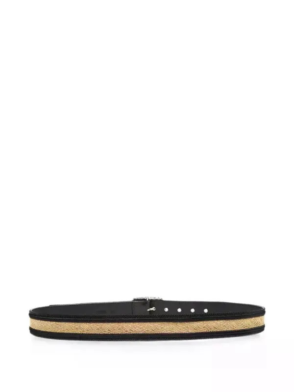 ANN DEMEULEMEESTER Regimental Jacquard Belt