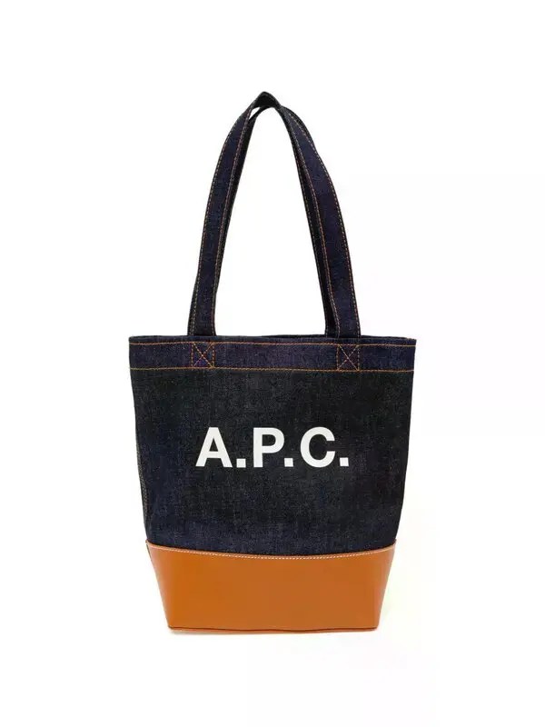 A.p.c. Small Axel Tote Bag - Blue