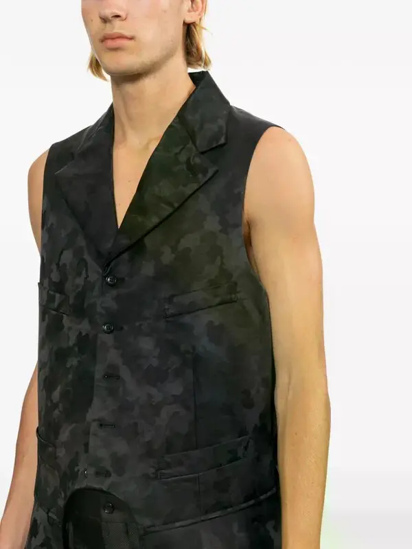 Comme Des Garçons Camouflage-print Coat