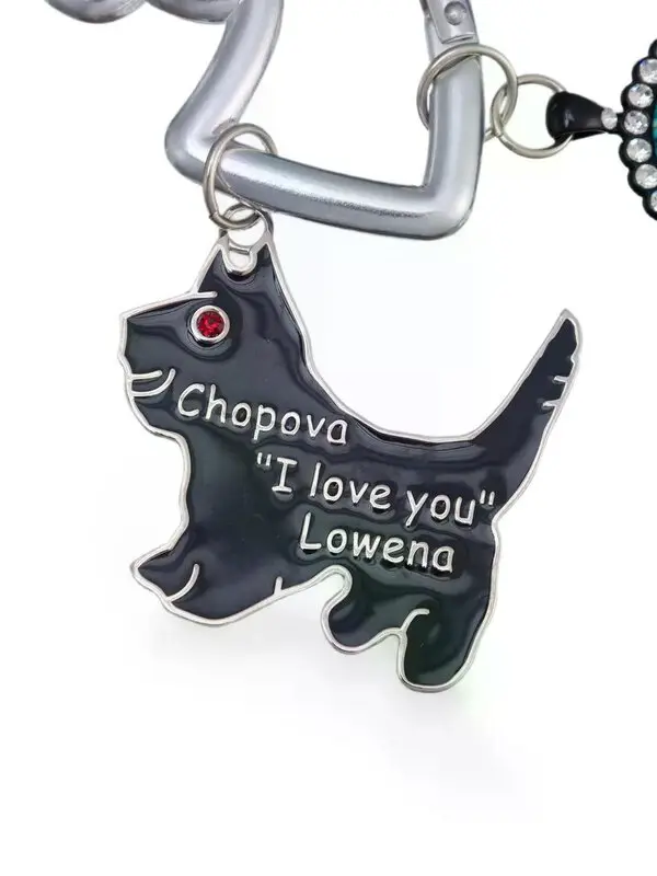 CHOPOVA LOWENA Embellished Charm Keyring